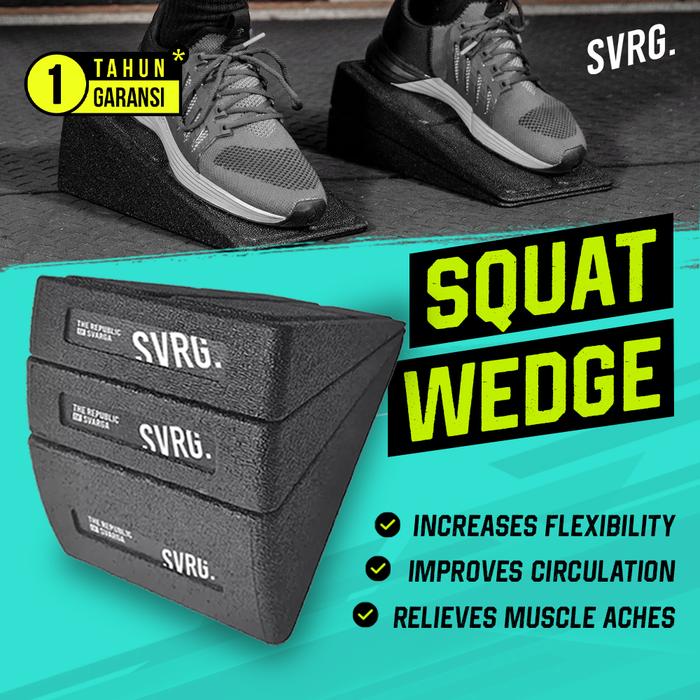 Promo SVRG. Squat Wedge Block - Squat Wedge 3 Heights - Portable Squat ...