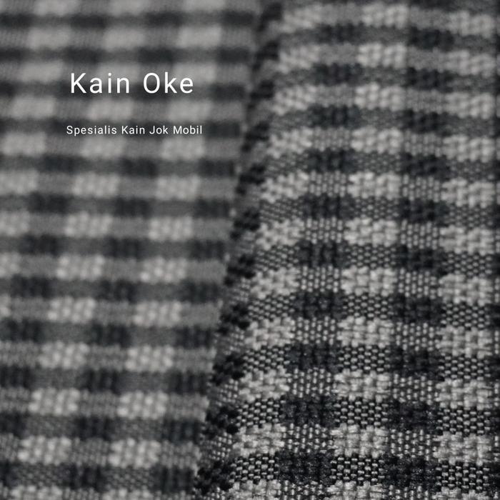 Jual Kain Jok Mobil Fabric Motif Kotak Tartan Dark Grey - Kab. Bandung ...