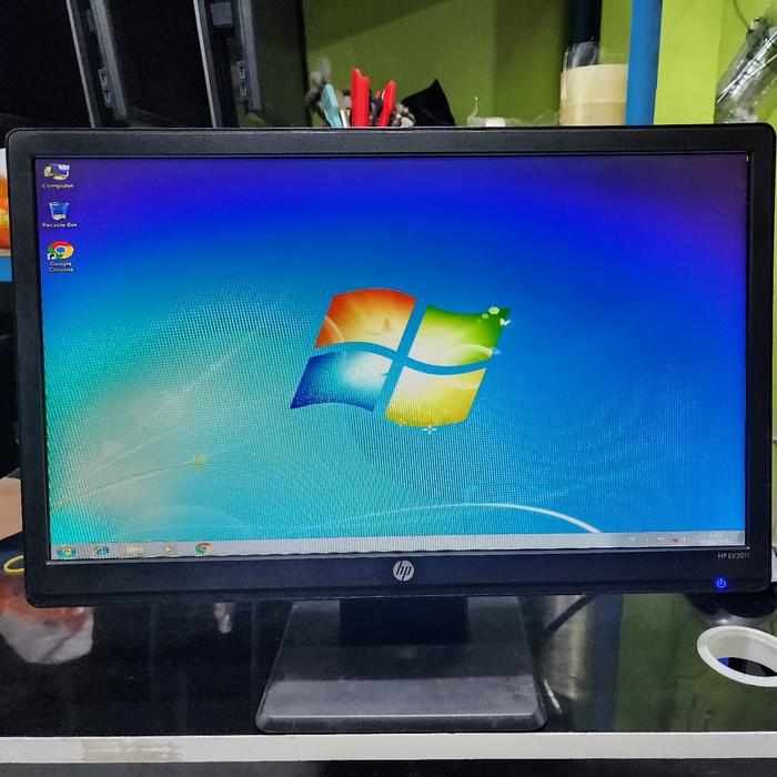 Jual Monitor Led Hp LV2011 20Inchi Wide Screen Lengkap Kabel Original ...