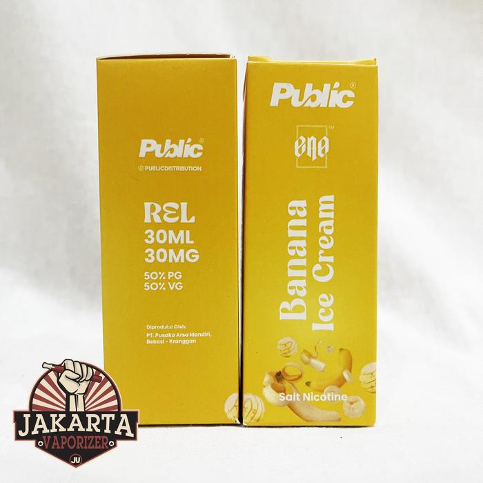 Jual [SALT] ENO BANANA ICE CREAM ELO SALTNIC 30ML 30MG BY PUBLIC ...