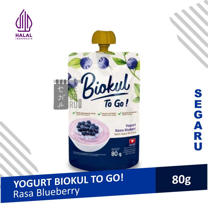 Jual BIOKUL Yogurt To Go | Yoghurt Squeeze 80 gram - BLUEBERY - Kota ...