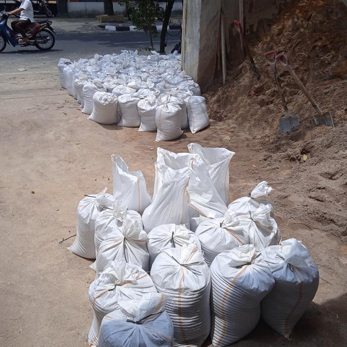 Jual karung kualitas premium lis oren pasir bangka @40kg uk.karung ...