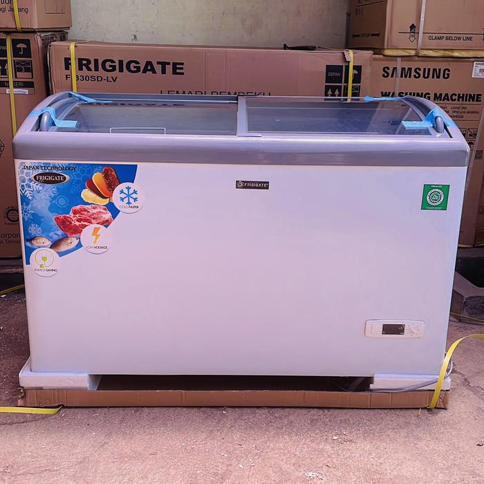 Jual FRIGIGATE Freezer Kaca Cembung 323 liter F330SD Sliding Curved ...
