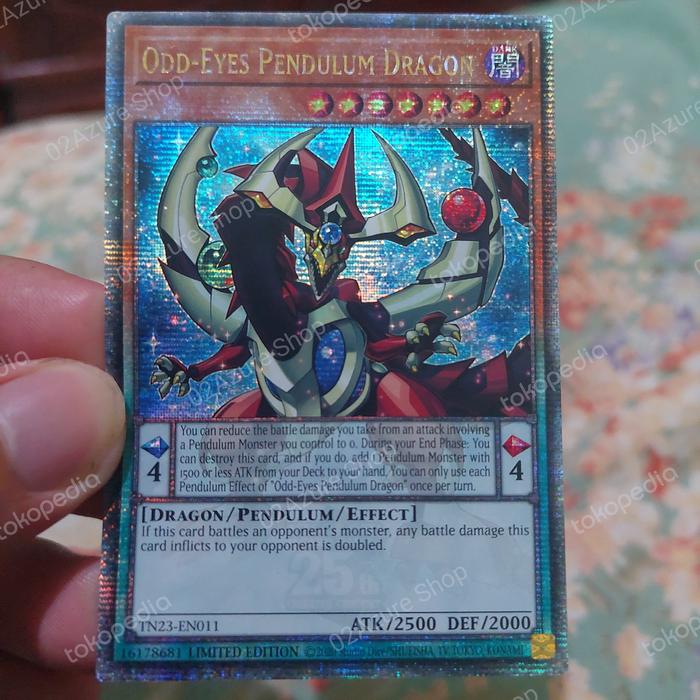 Jual Odd-Eyes Pendulum Dragon - QCSE Secret Rare Limited TN23 yugioh - Kota Palembang - 02Azure ...