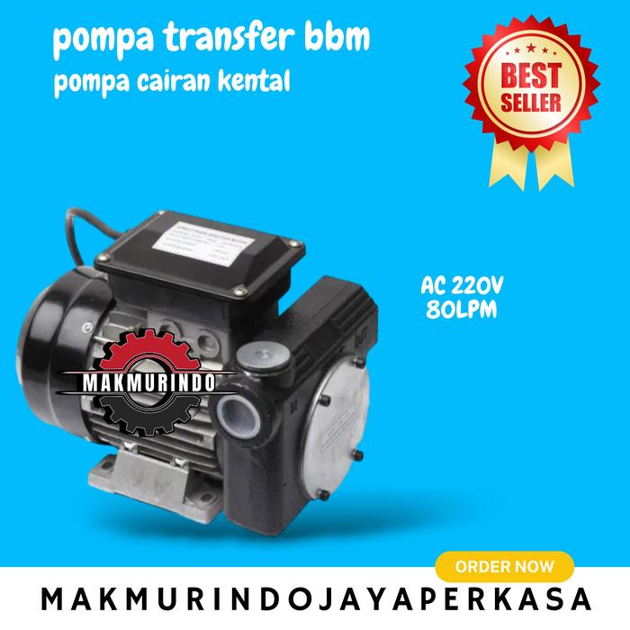 Jual Pompa transfer solar ac 220v 80 Liter/menit pompa transfer bensin ...