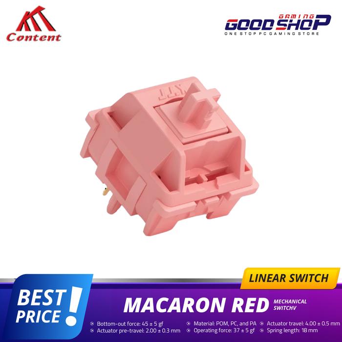 Jual KTT MACARON SERIES RED - MECHANICAL SWITCHES - Jakarta Pusat - GOODGAMINGSHOP.COM | Tokopedia