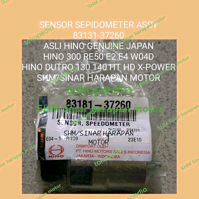 Jual SENSOR SEPIDOMETER ASLI HINO 300 HINO DUTRO 130HT HD W04D 83181 ...