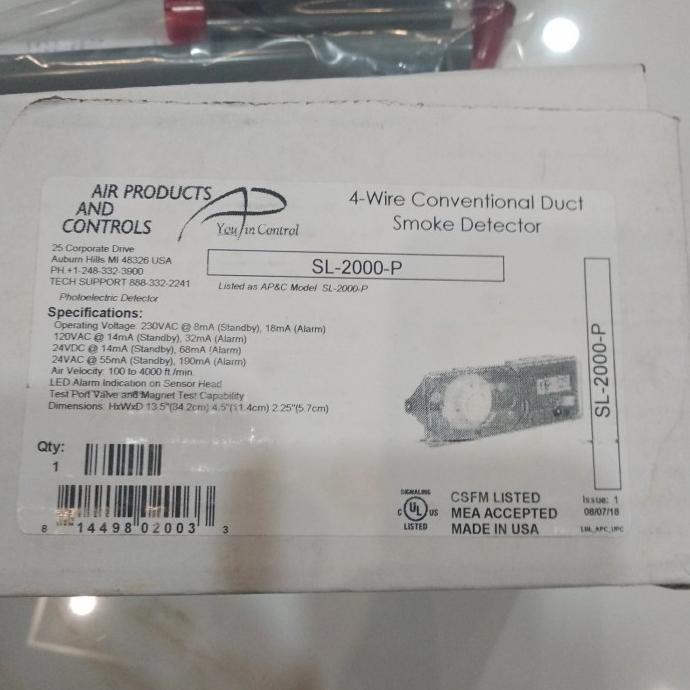 Jual ! SMOKE DUCT KONVENSIONAL TIPE SL-2000-P - - Jakarta Barat ...