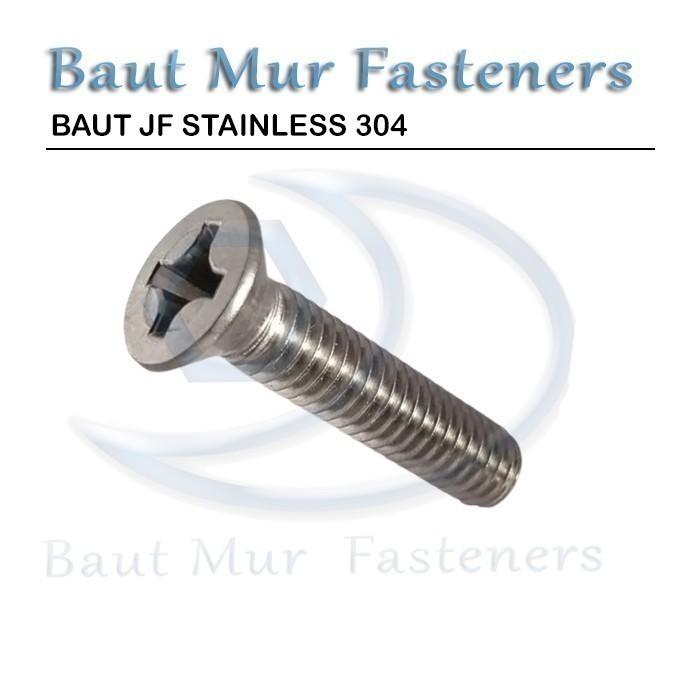 Jual Baut JF Stainless 304 M5 X 25mm - Jakarta Pusat - Baut Mur ...