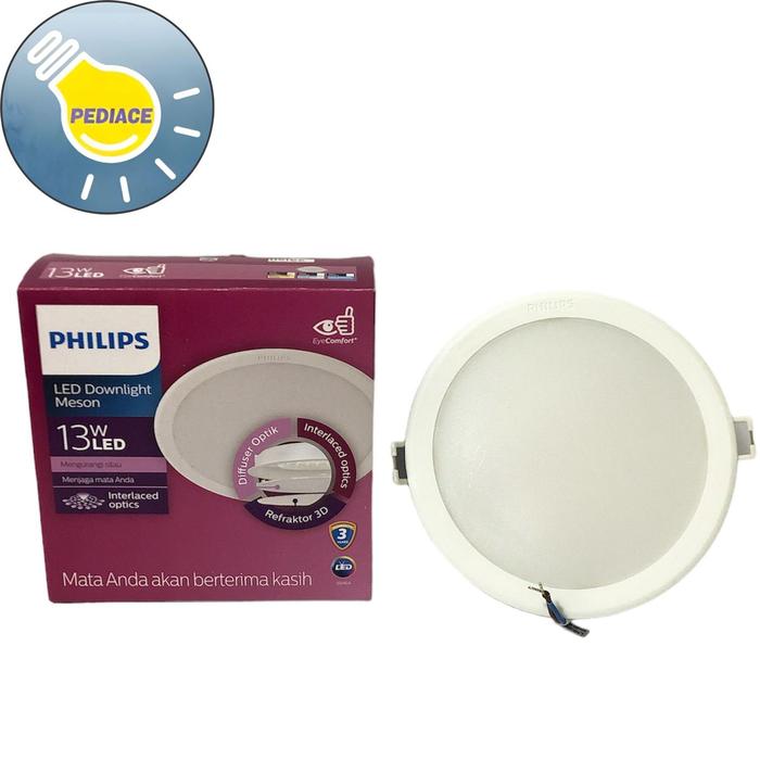 Jual Lampu LED Downlight Meson Panel PHILIPS 13W 13 Watt 3000K Kuning ...
