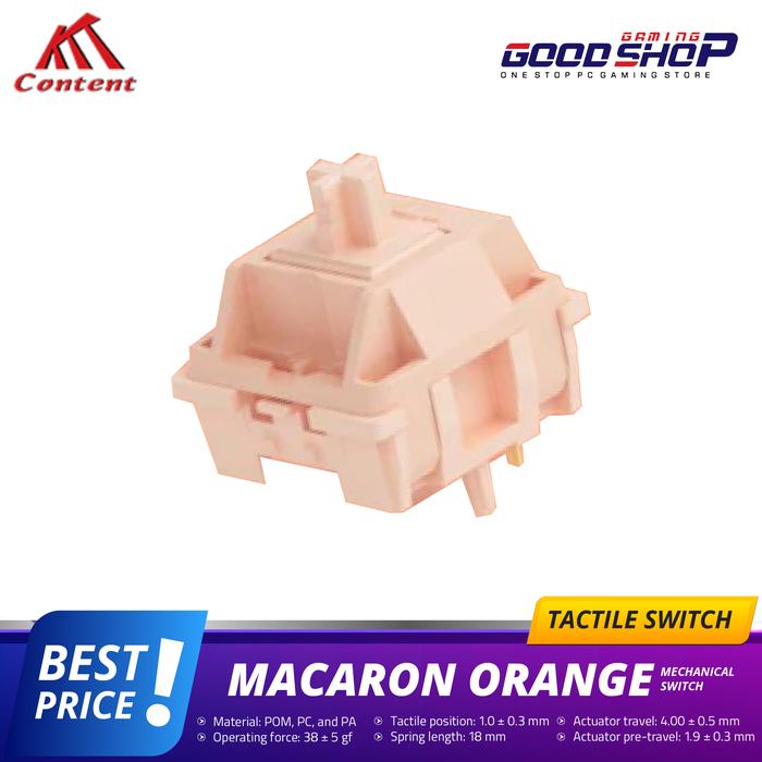 Jual KTT MACARON SERIES ORANGE - MECHANICAL SWITCHES - Jakarta Pusat - GOODGAMINGSHOP.COM ...