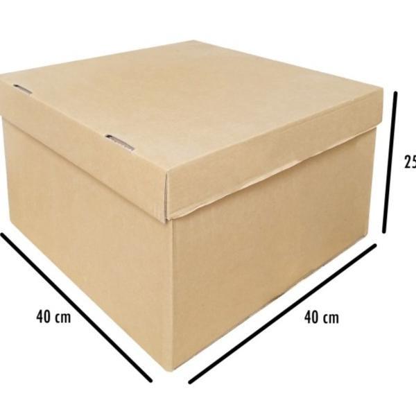 Jual dus 40x40 kotak karton packing kemasan kado hampers box dus kue ...