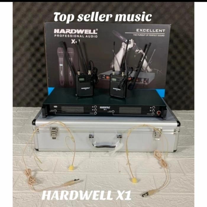 Jual MIC WIRELESS CLIP ON + HEADSET HARDWELL X1 ORIGINAL GARANSI ...