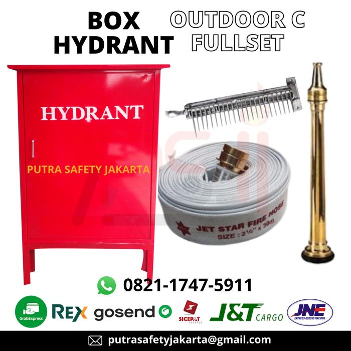 Jual HYDRANT BOX OUTDOOR TYPE C LENGKAP AKSESORIS PEMADAM API DARURAT ...