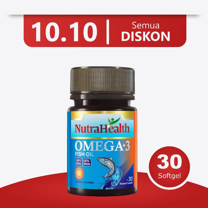 Jual Suplemen makanan NutraHealth Omega 3 Fish oil 18% EPA 12%DHA ...