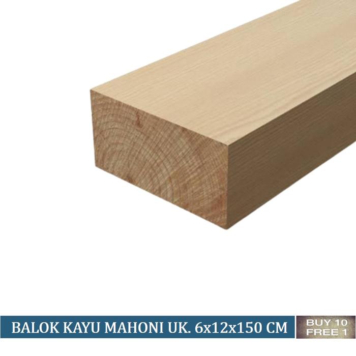 Jual Balok Kayu Mahoni solid 6 Lebar 12 Panjang 200 Harga Per Kubik m3 ...