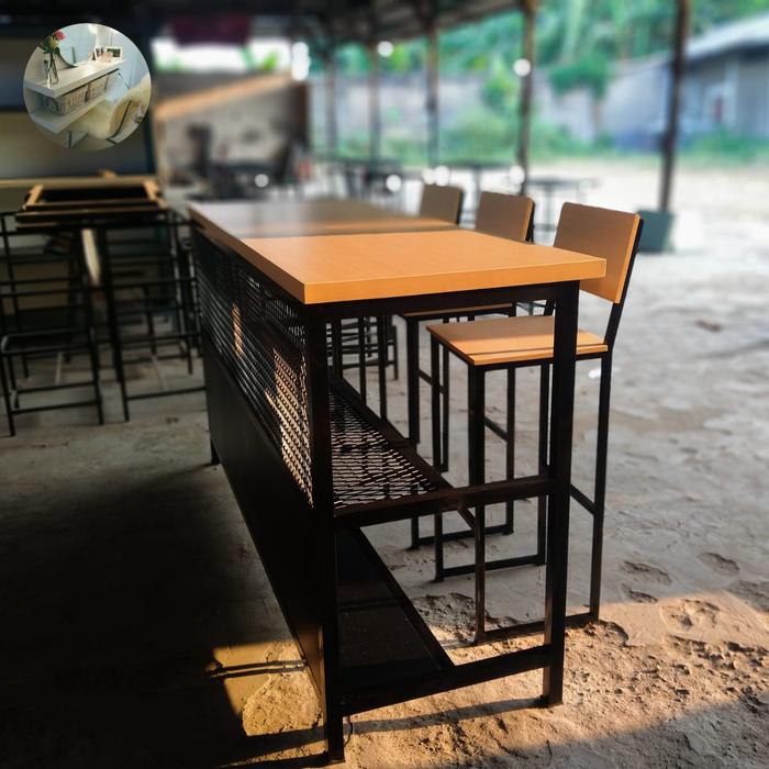 Jual Set Meja Bar industrial/Meja Makan/Meja Bar Expanda - Kota Depok ...
