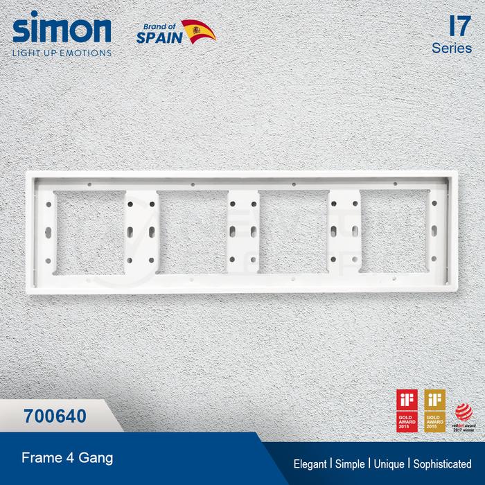 Jual Simon i7 Frame 4-Gang - Warna White Putih - Jakarta Barat - Toko ...