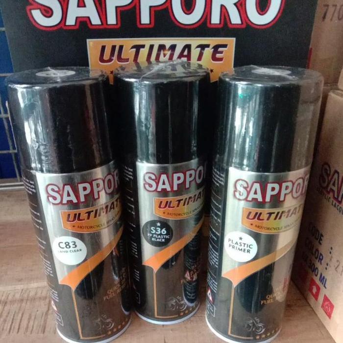 Jual Saporo Sapporo Ultimate Back To Original Body Kasar Plastic Black ...