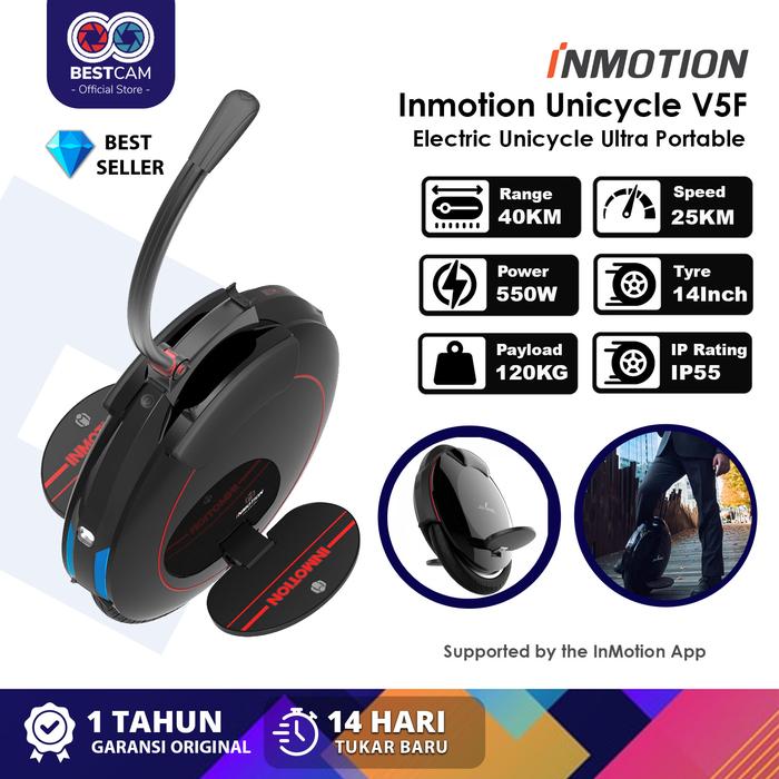 Jual Inmotion V5f Electric Unicycle Smart Wheel Balance Scooter V5 F Di ...