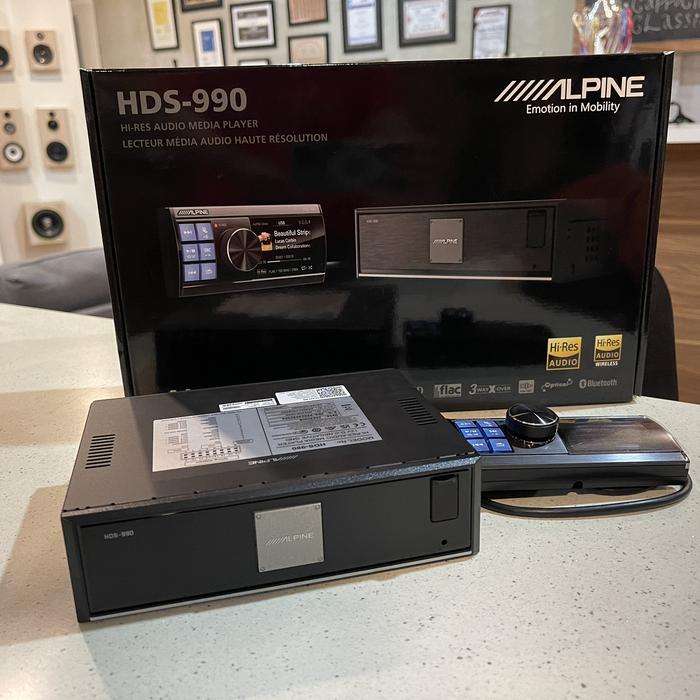 Jual HU MEDIA PLAYER HI RES ALPINE HDS-990 GARANSI RESMI SOUND QUALITY ...