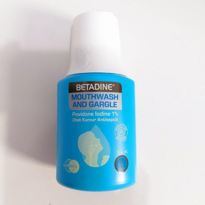Jual betadine povidone iodine Mouthwash and gargle obat kumur ...