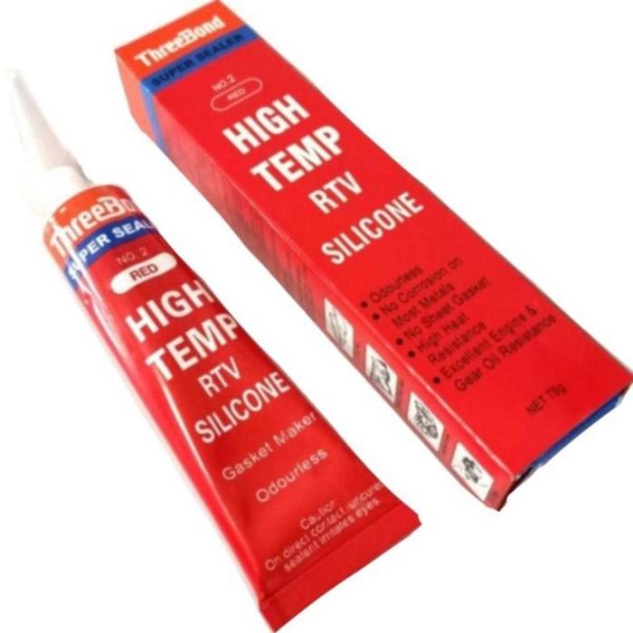 Jual Lem Silicone Sealant Gasket Threebond High Temp Red Rtv 75Gr ...