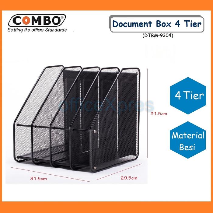 Jual Rak Box File Kantor 4 Tier / Rak Dokumen layer / Document Rack ...