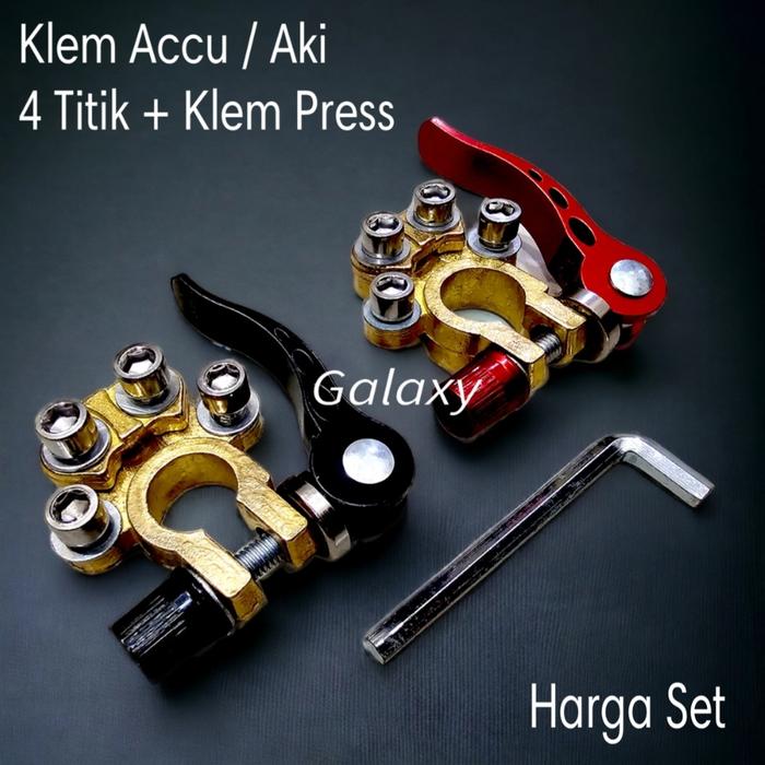 Jual Klem Accu / Aki - Klem Press + 4 Titik Baut Terminal - Kota ...