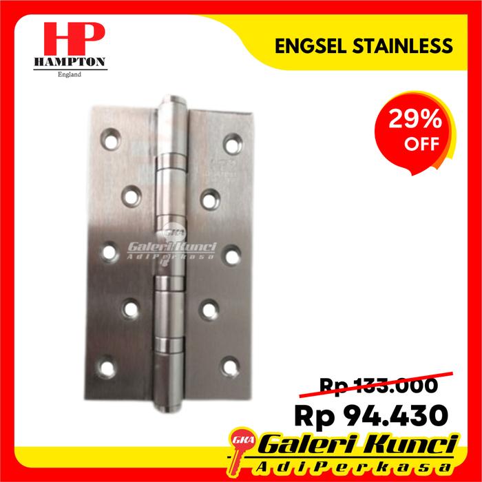 Jual Engsel Pintu Hampton 5x3x3mm 4bb sss engsel 5 inch engsel ...