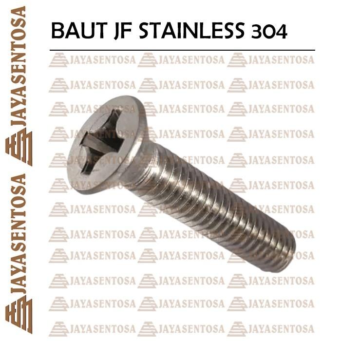 Jual Baut JF Stainless 304 M3 X 12mm - Jakarta Pusat - jaya sentosa 164 | Tokopedia