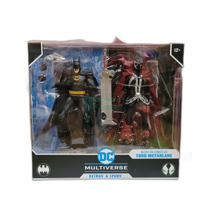 Jual Mcfarlane Batman Spawn 2 Pack DC Multiverse 7in Figure SET - Kab ...