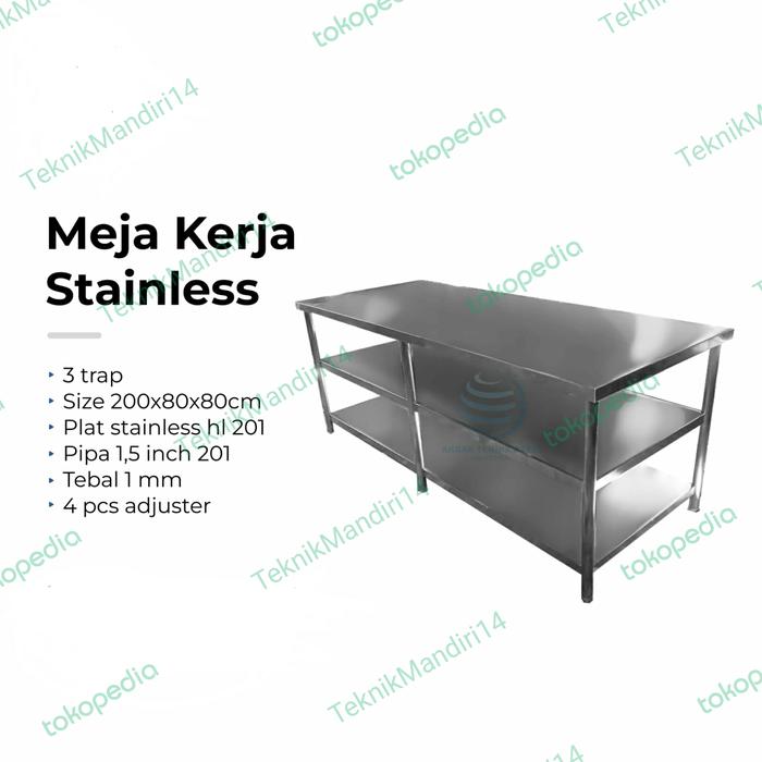 Jual meja stainless steel 2 meter - Kab. Bogor - TeknikMandiri14 ...