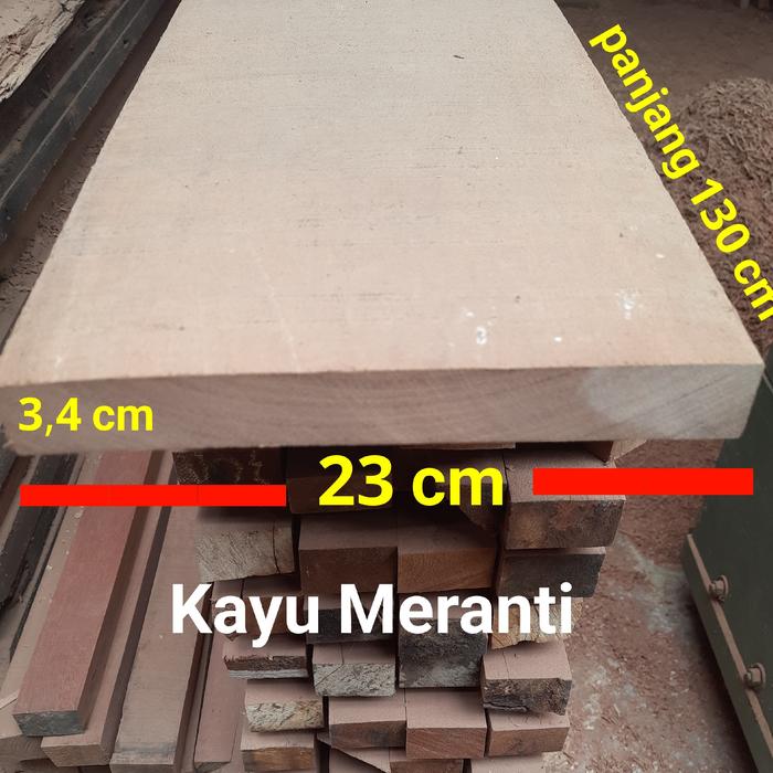 Jual Papan Meranti 3,5 cm x lebar 23 cm x panjang 130 cm - Kota ...