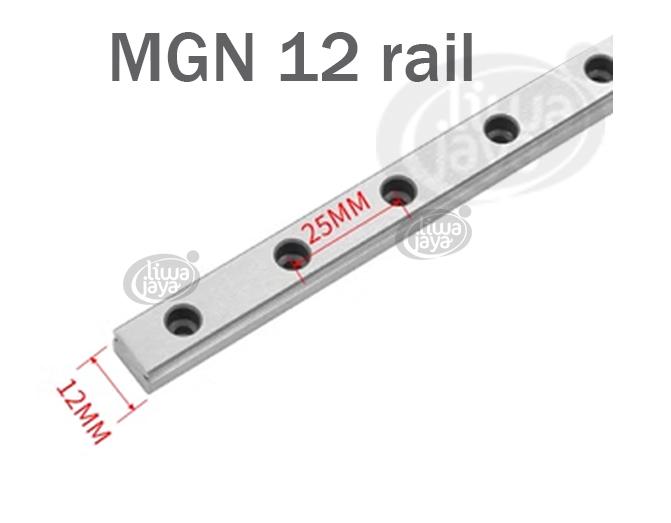 Jual MGN12 400MM 40cm Linear Rail Guide include MGN12C Bearing Block ...