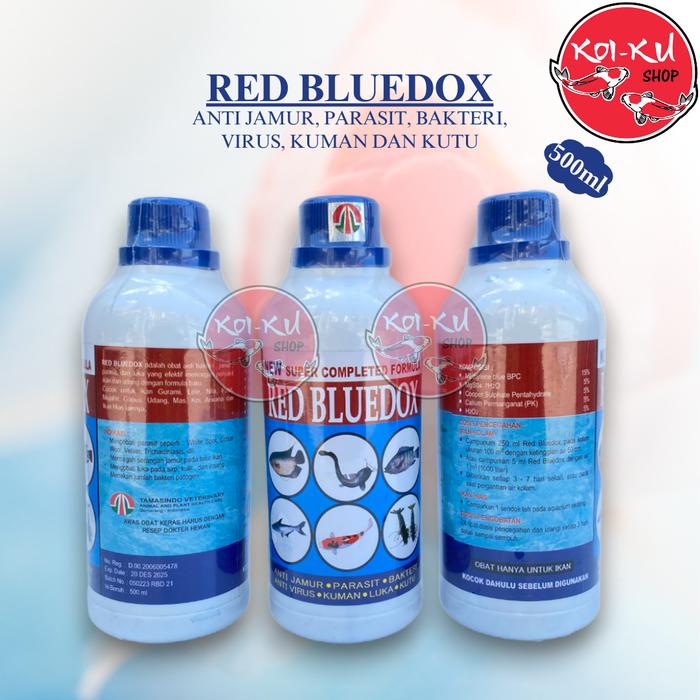 Jual RED BLUEDOX 500ML OBAT IKAN ANTI JAMUR DAN PARASIT - Kota Denpasar ...