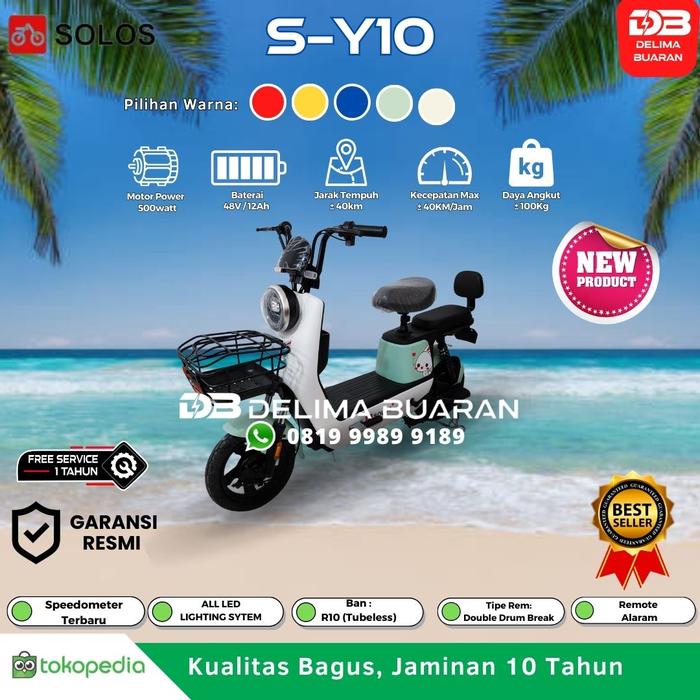 Jual SEPEDA LISTRIK SOLOS S-Y10 - Jakarta Timur - Buaran E-Bike | Tokopedia
