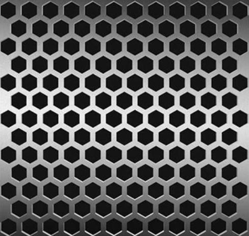 Jual Ram Plat Lubang Besi hexagonal 0.8 Mm 1 x 2 Mtr Lubang segi enam ...