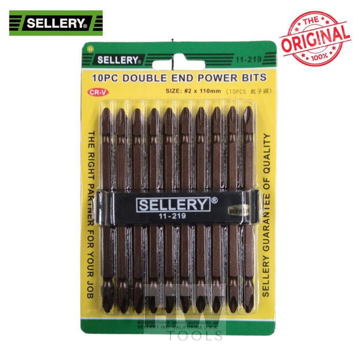 Jual Mata Obeng Bunga PH2 x 110mm Magnetic Double End Power Bits ...