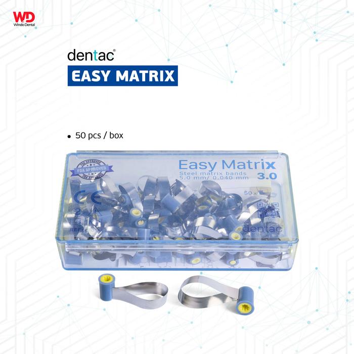 Jual MATRIX BAND matriks dentac EASY matrices posterior REFIL + HANDLE - 0.040x6.3mm - Kota ...