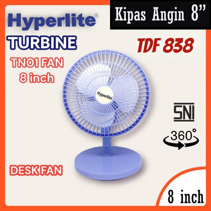Jual Hyperlite TDF 838 Kipas Angin Meja 8 inch Desk Fan Turbine PUTAR - Jakarta Pusat ...