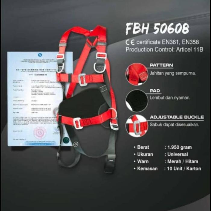 Promo astabil full body harness fbh50608 fall protection - Jakarta ...