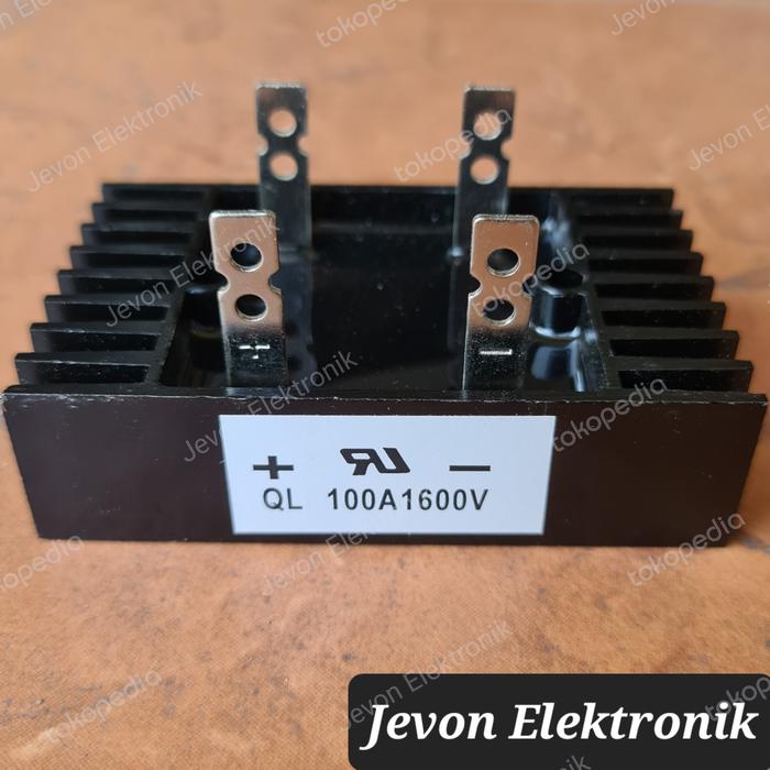Jual Diode Bridge Kiprok Hitam QL 100A 1600V Dioda Heatsink 100 A ...