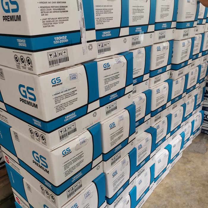 Jual Accu Gs Astra N200 12V 200Ah Battery Genset Kapal Truck + Air zuur ...