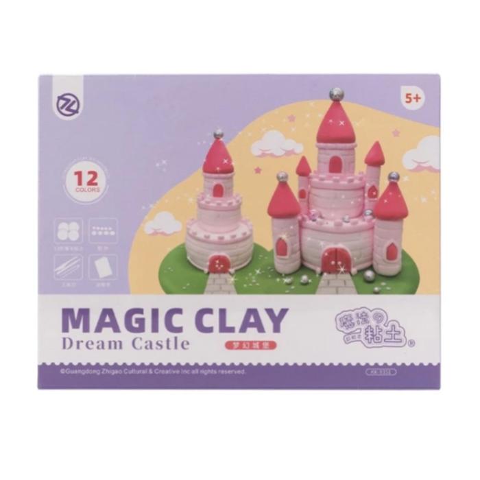 Jual Mainan Kreatif Anak Magic Clay Donuts Dinosaur Ocean Castle Funny ...