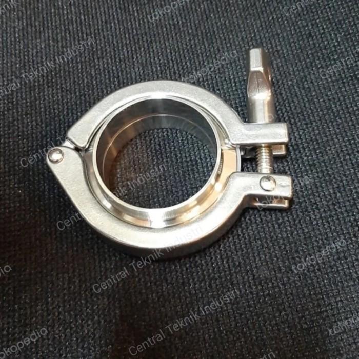 Jual Clamp Ferrule Sanitary Set 2" inch Stainless Steel 316L - Jakarta ...