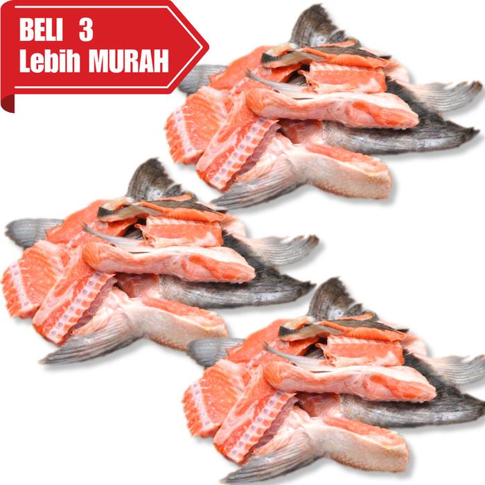 Jual Tulang Ikan Salmon Norway & Trout / Salmon Fish Bone 250gr - 3PCS ...