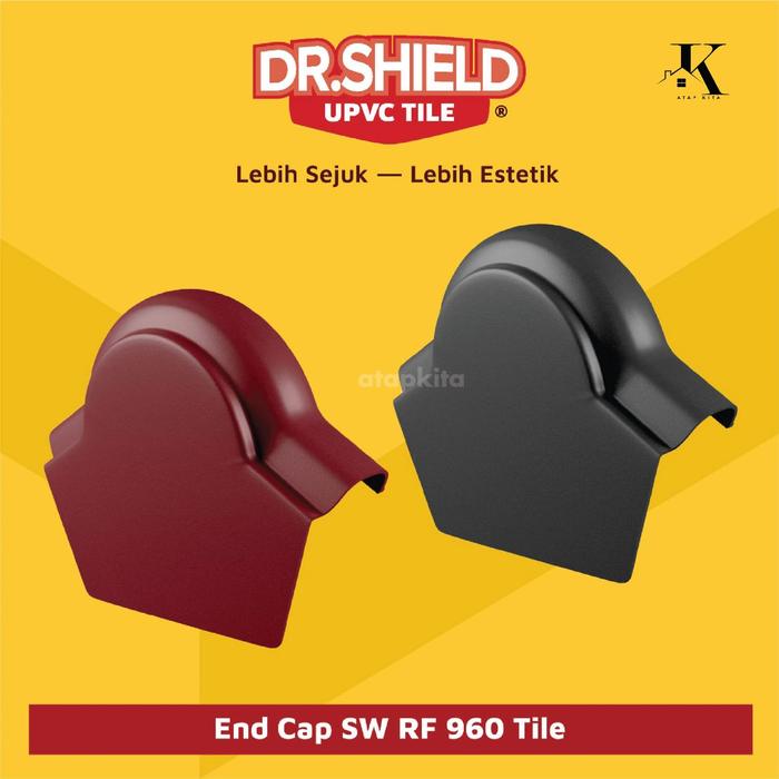 Jual Genteng UPVC Dr.Shield / End Cap Ridge / Tutup Pojok Atap Pelana ...