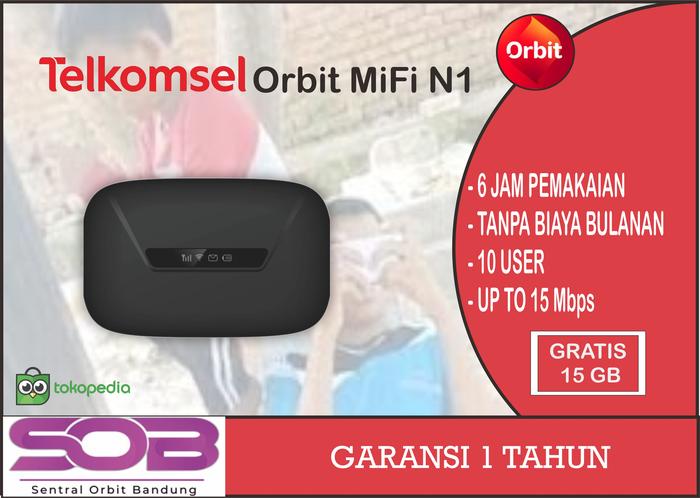 Jual Modem Telkomsel Orbit MiFi N1 Portable 4G High Speed - Kab ...