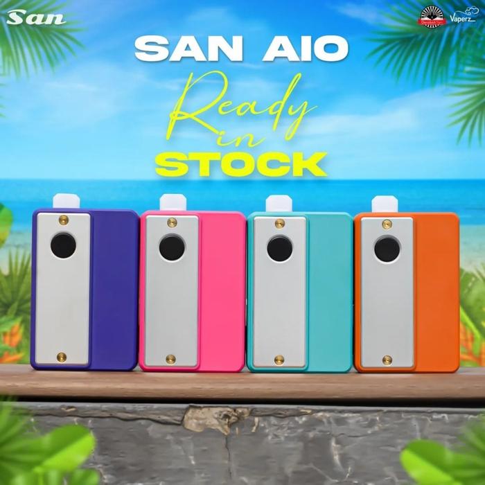 Jual SAN AIO 80W AIO Boro Kit 100% Authentic by Gerobak Vapor X Vapor ...